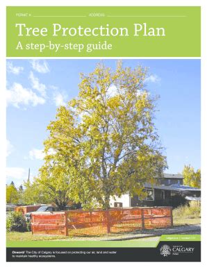 Tree Protection Plan Calgary Fill Online Printable Fillable Blank PdfFiller
