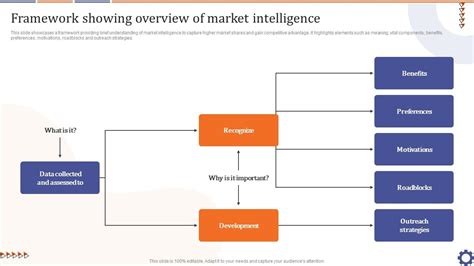 Framework Showing Overview Of Market Intelligence Guide For Data