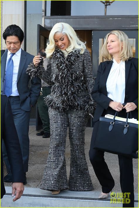 Cardi B Attends Day 2 Of Assault Trial Laughs At Lawyer Asking If Her