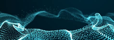 점의 추상적인 배경 사이버 입자의 물결 빅 데이터 스트림 3d 렌더링 0명에 대한 스톡 벡터 아트 및 기타 이미지 0명 3차원 형태 개념 Istock