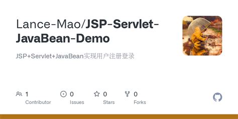 Github Lance Maojsp Servlet Javabean Demo Jspservletjavabean实现用户注册登录