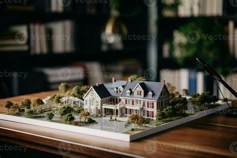 AI Generated Property Preview Model Houses Displaying Various Real