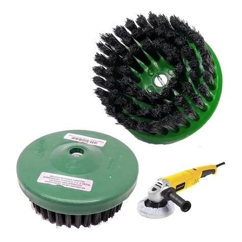 Escova rotativa super macia 120MM rosca M14 em Promoção na Americanas