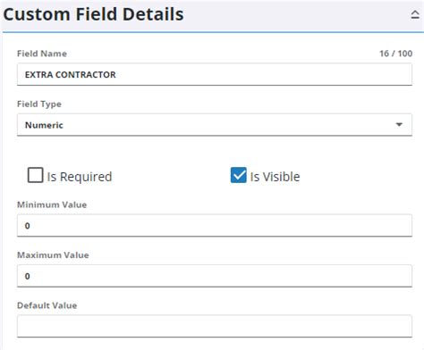 Add A Numeric Custom Data Field