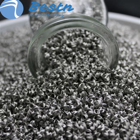 China Ss316 Stainless Steel Metal Wire Triangularfenske Spiral For Lab