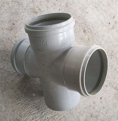4 Inch Female Grey Pvc Cross Tee Plumbing At Rs 190 Piece In Patna