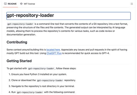 Gpt Repository Loader A Command Line Tool That Converts The Conten