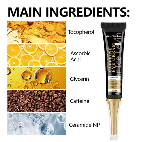 Water Ice Levin Eye Cream Containing Ceramide Nourishes Eye Area Skin