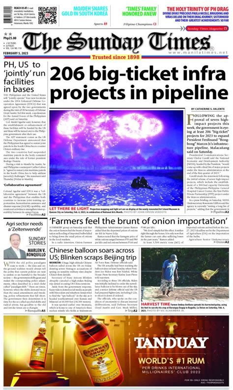 The Manila Times Frontpage Feb 5 2023 Kbp Calabarzon