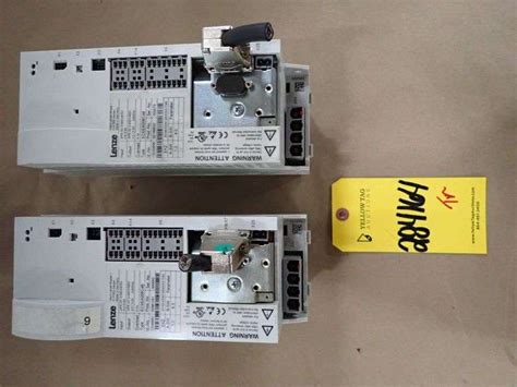 Lot Of 2 Lenze Servo Drives Yellow Tag Auctions