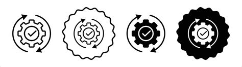 Consistency Icon Set Collection Consistency Outline Flat Icon