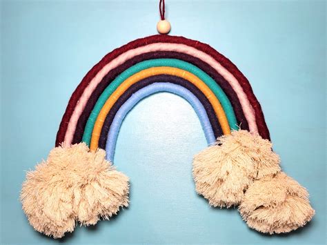 How To Create A Macramé Rainbow Masterpiece K And F Design