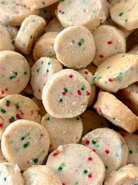 Mini Sprinkle Shortbread Cookies Sweet Girl Treats