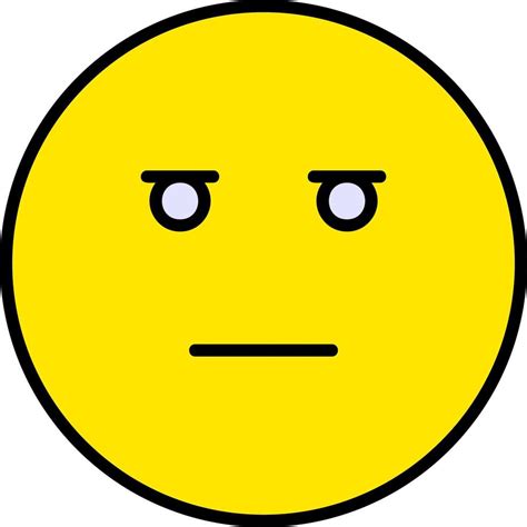 Expressionless Face Vector Icon Design 15829585 Vector Art At Vecteezy