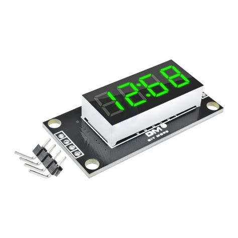 Display Led Tm1637 4 Digitos 7 Segmentos 0 56p Verde Oriel