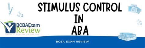 What Is Stimulus Control Applied Behavior Analysis