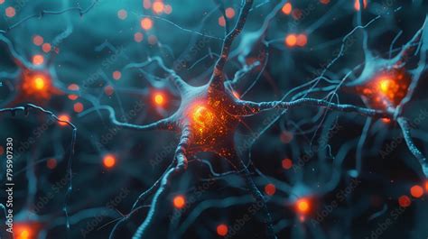 Synaptic Spark Neuronal Connection And Signal Transmission In The