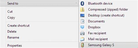 Push Files To Android Device Using Windows Send To Menu Over Adb Shell
