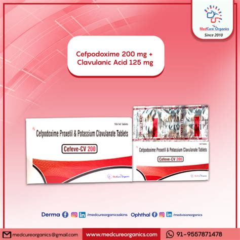 Cefeve Cv 200 Tab Medcure Organics