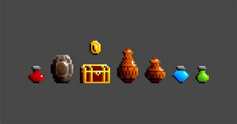 2d Pixel Item Asset Pack 2d Icons Unity Asset Store
