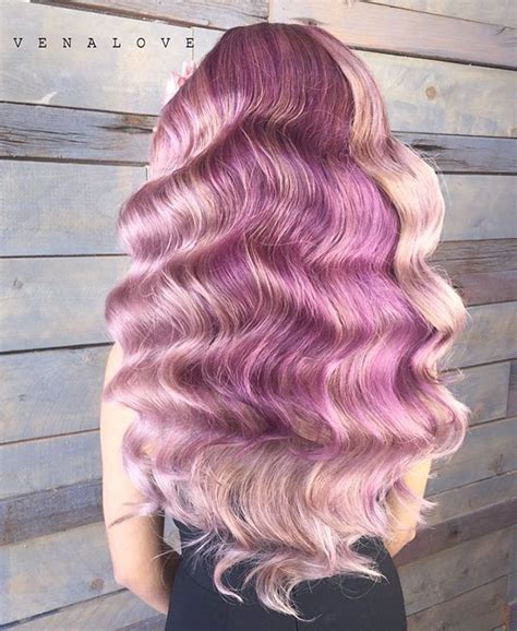 40 Versatile Ideas Of Purple Highlights For Blonde Brown And Red Hair