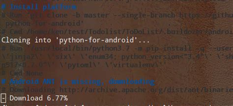 kivy 打包成安卓apk 《python》 极客文档
