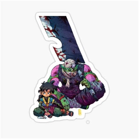 Goku Picollo X Goku Sticker For Sale By Dragonballfanzz Redbubble