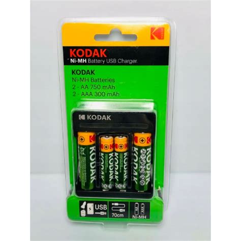 Jual Paket Charger Cas Isi Ulang USB Baterai AA AAA Rechargeable Kodak Baterai Isi Ulang Ni