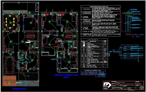Electrical Proyect House DWG Block For AutoCAD Designs CAD