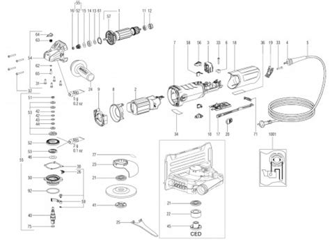 Metabo 00431000 T 13-125 Set Tuck - Pointing Renovate Spare Parts SPARE ...