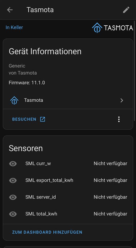 Tasmota Smartmeter In Ha Integrationen Simon42 Community
