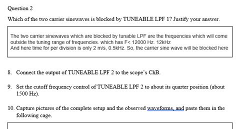 part b bfsk demodulation 1 keep the setup used to