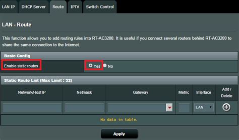 Is It Possible To Set Up Static Routes Only For Specific Devices R HomeNetworking