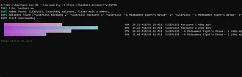 [分享创造] 做了个下载里番的 cli 小工具
