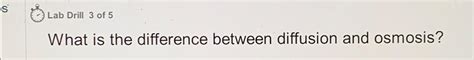 Solved Lab Drill Of What Is The Difference Between Chegg