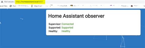 Unnable To Connect To Home Assistant Installation Home Assistant