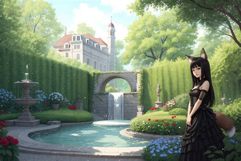Saya In The Garden By Cdrgirls On Deviantart