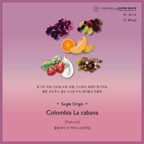New 콜롬비아 라 카바나내추럴 콜롬비아 라 카바나는 마시는 커피 루트 Koffee Route