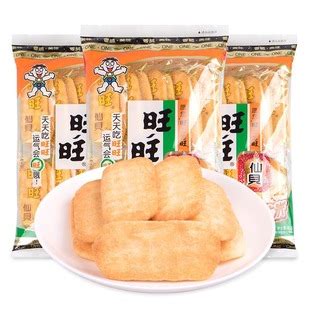 旺旺仙贝52g小包装怀旧饼干点心儿童休闲解馋小零食批发膨化食品 阿里巴巴