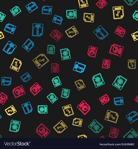 Set Line Zip File Document Max Mp And Psd Vector Image