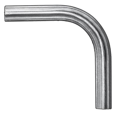 MAIN COURANTE ANGLE 90 STYLE MOULURÉE PLAT ACIER zabarno