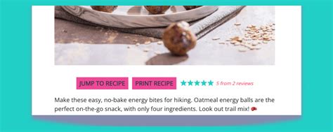A Jump To Recipe Button Food Bloggers Readers Love