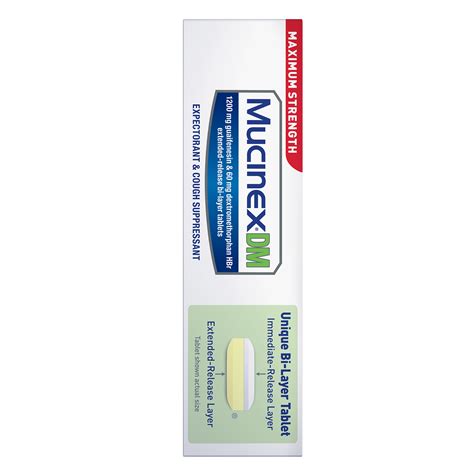 Maximum Strength Mucinex Dm 12 Hour Extended Release Bi Layer Tablets