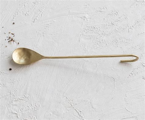 Hand Forged Brass Jar Spoon