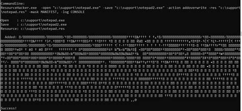Windows Change Manifest File Using ResourceHacker CLI Reverse Engineering Stack Exchange
