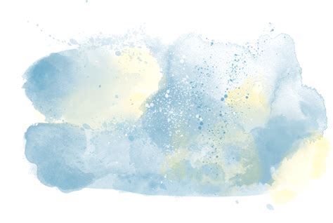 Pincelada Azul Acuarela 16548543 Png