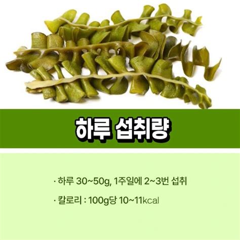 미역귀 효능 부작용 하루 섭취량 먹는법 요리 튀각 무침 미역국