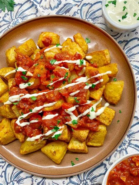 Patatas Bravas Spanish Fried Potatoes Fed By Sab
