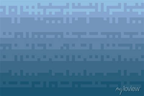 Maze Background Blue Maze Pattern Pixel Art Posters For The Wall