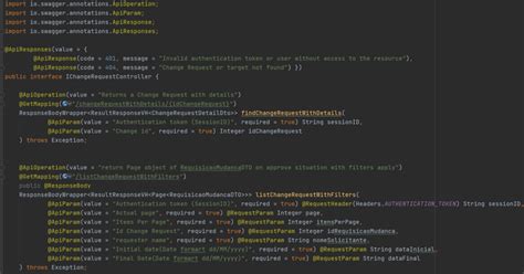 Criação de documentação usando Swagger Desenvolvimento CITSmart PT